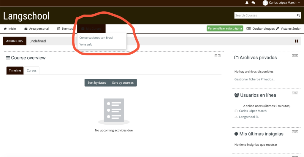 CÓMO INSCRIBIRSE EN ‘YO TE GUÍO’ · Langschool | Language by experience
